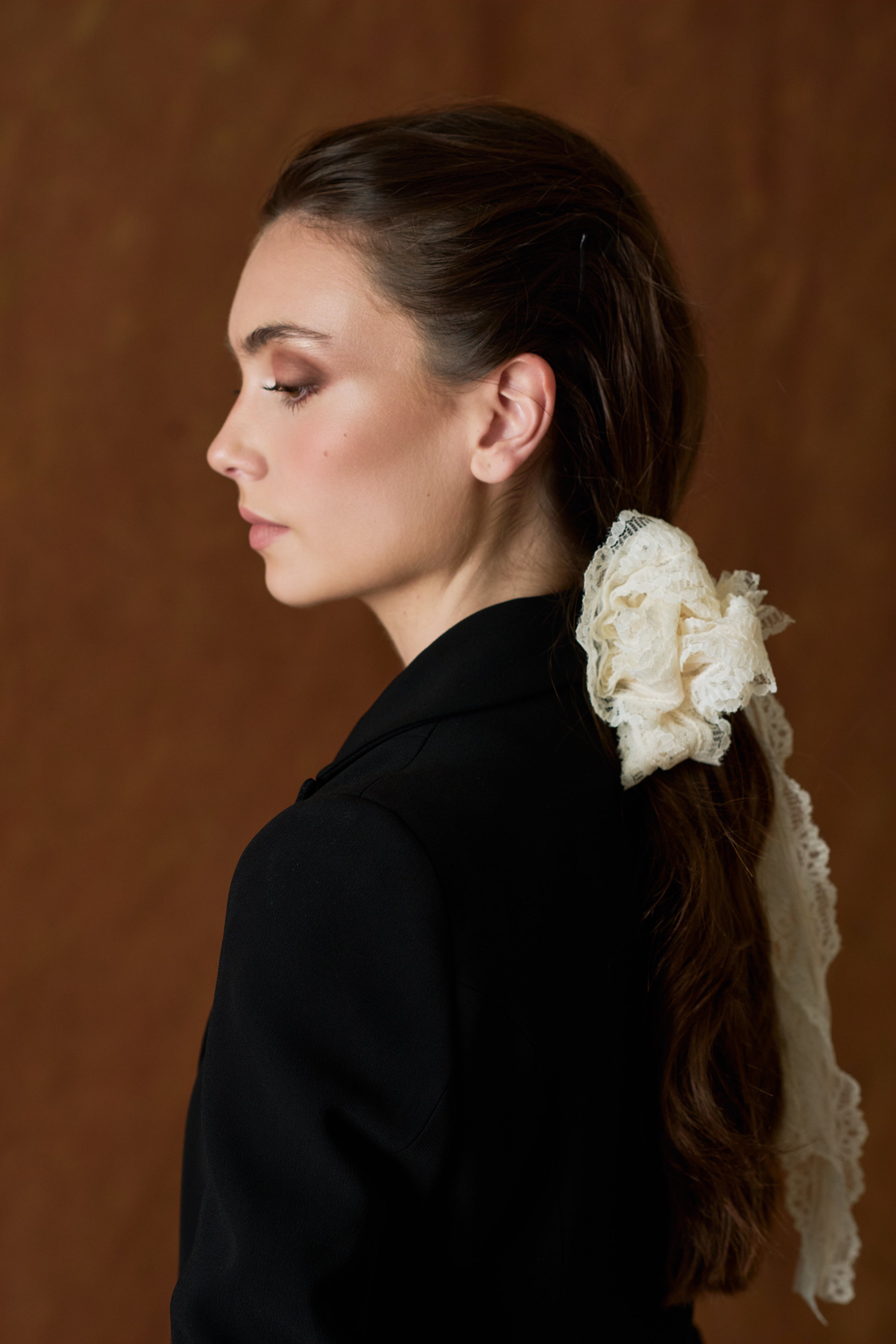 Broche Flor - Natural - T.ba